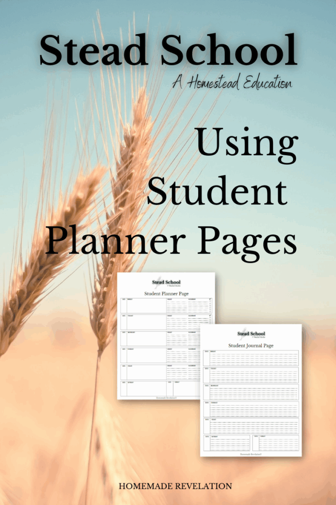 Why student planner pages will change the way you homeschool - The ...